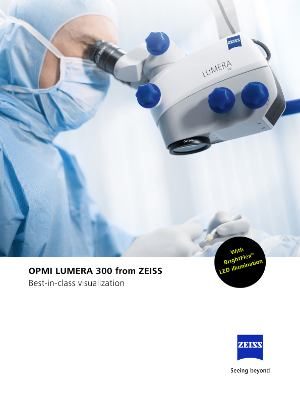 ZEISS OPMI LUMERA 300: Surgical LED microscope - cataract surgery