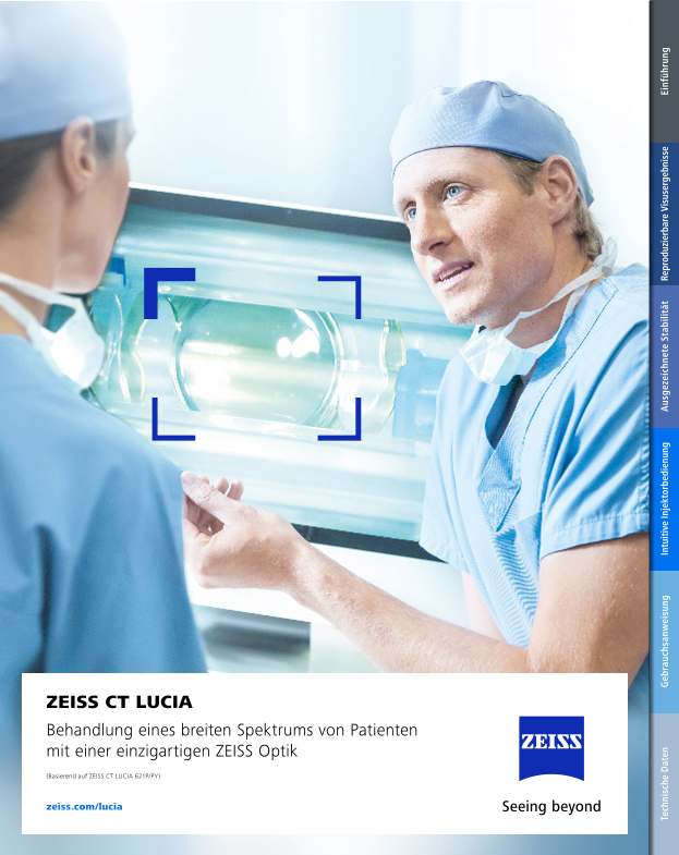 ZEISS CT LUCIA 621P/PY - preloaded hydrophobic aspheric monofocal IOL